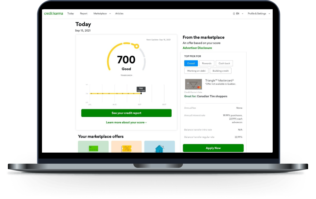Credit Score & Credit Reports at Intuit Credit Karma™ Canada